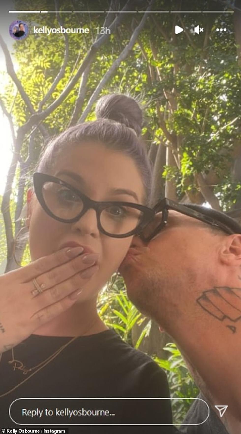 Love in the air? Kelly Osbourne and Slipknot's Sid Wilson pose together, sparking dating rumours ...