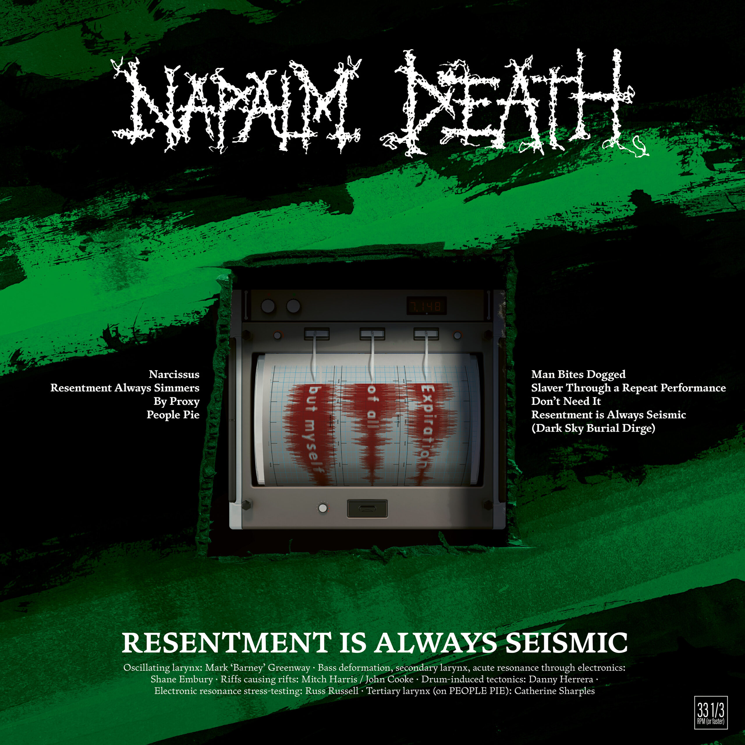 Napalm Death's latest experiment causes a mini-seism - Chaoszine