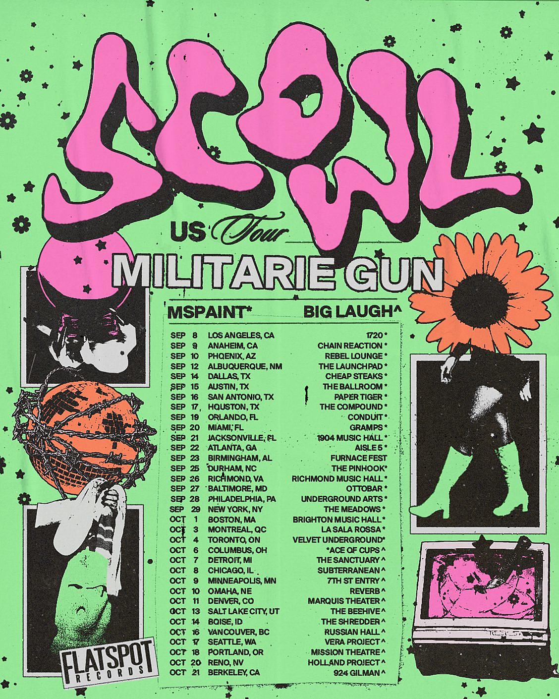 Scowl announces U.S. tour with Militarie Gun - Chaoszine