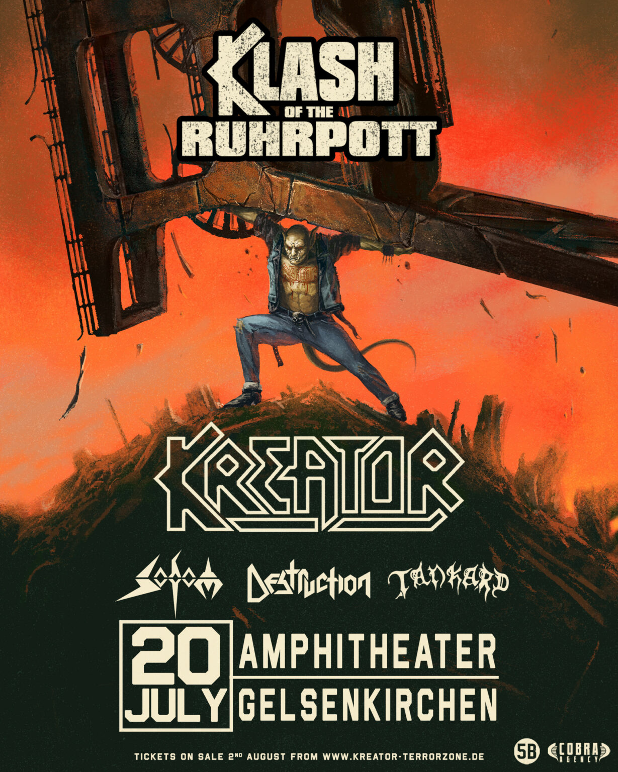 Kreator announces Klash Of The Ruhrpott event with Sodom, Destruction ...