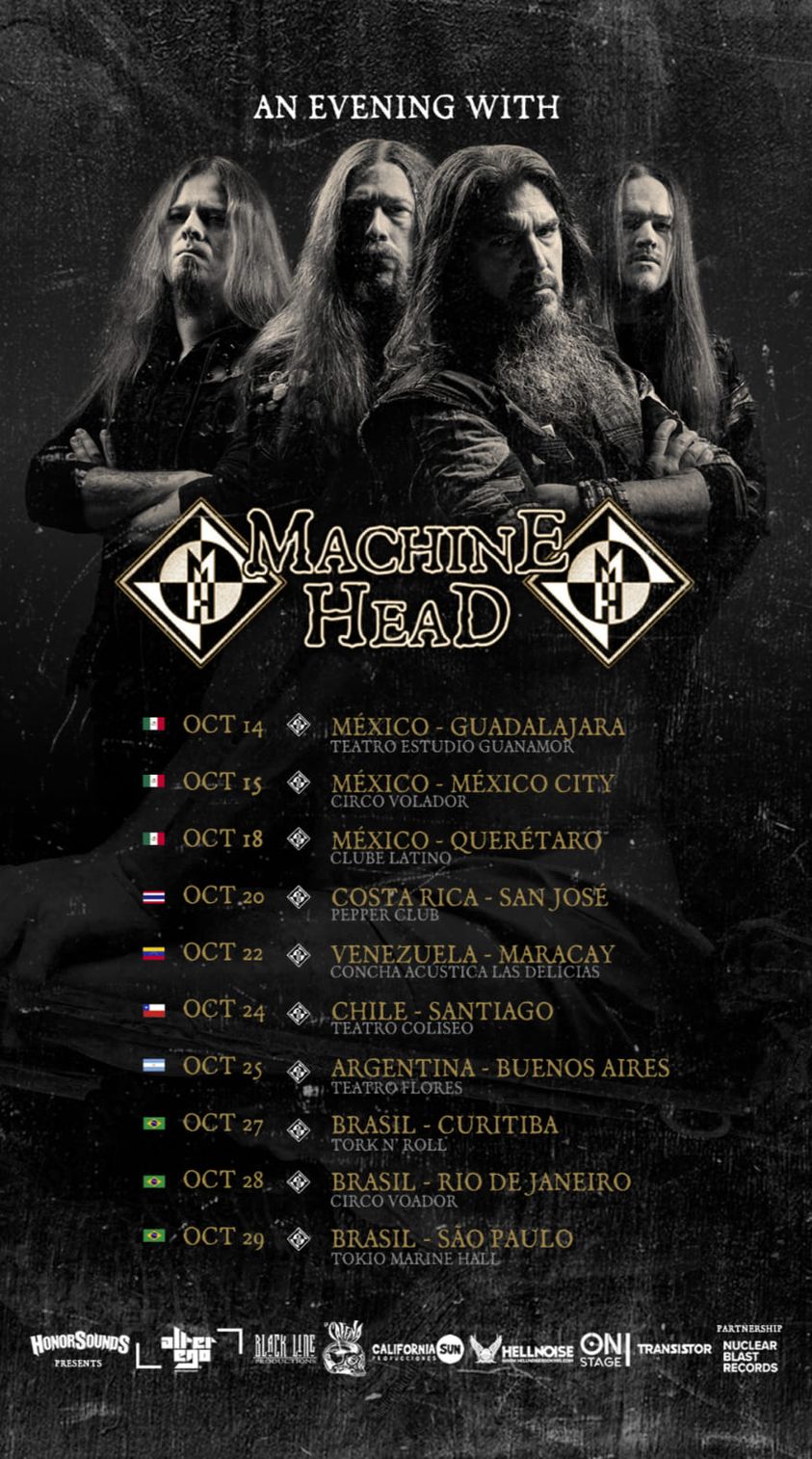Machine Head announces Latin American tour - Chaoszine
