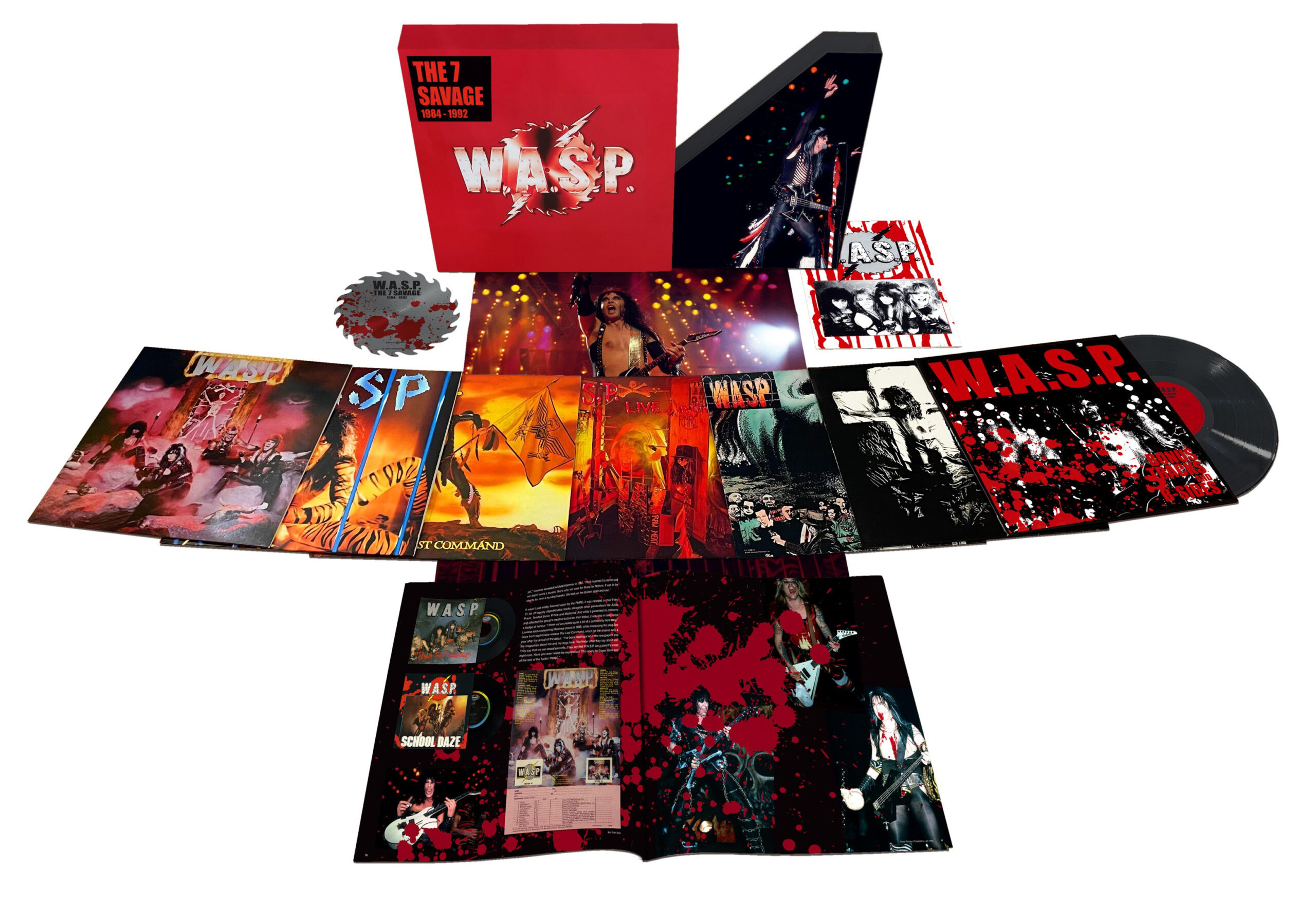 W.A.S.P. announce "The 7 Savage" deluxe 8 LP boxset from their "Capitol ...
