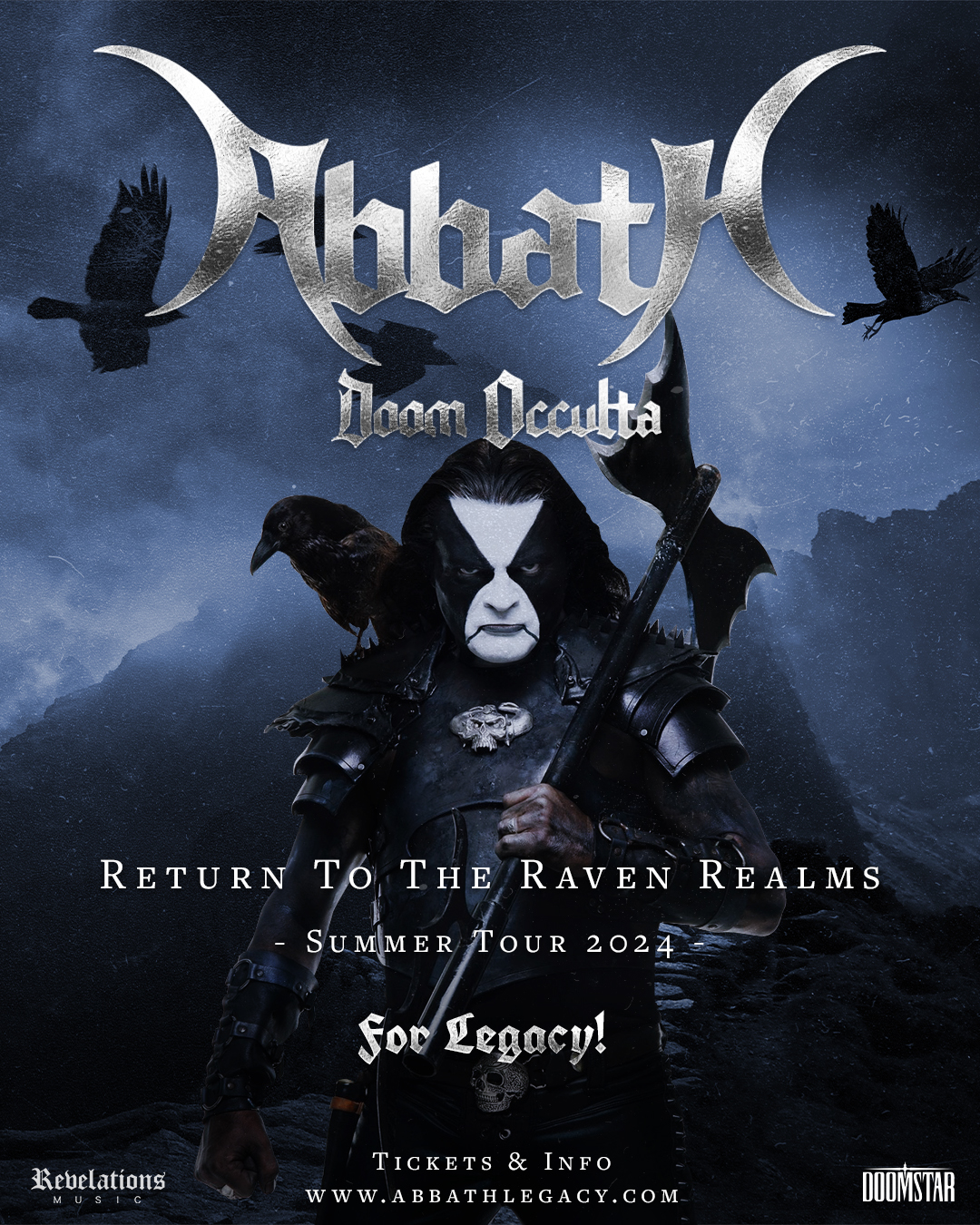 Abbath Doom Occulta announce ‘Return To The Raven Realms Summer Tour ...
