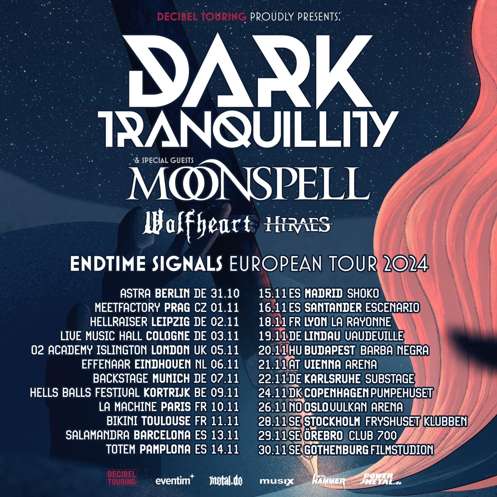 Moonspell share symphonic aftershow movie and kick-off European Tour with Dark Tranquillity ...