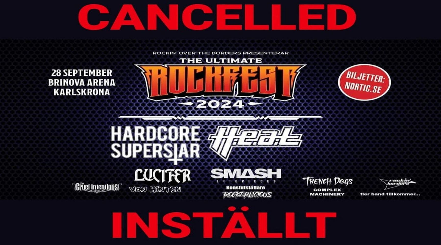 The Ultimate Rockfest 2024 cancelled, due to low ticket sales - Chaoszine