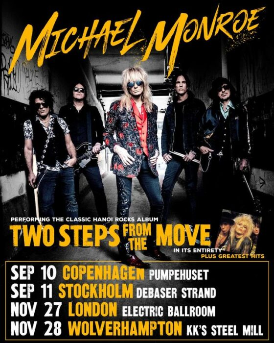 Michael Monroe to perform Hanoi Rocks album in its entirety in England ...