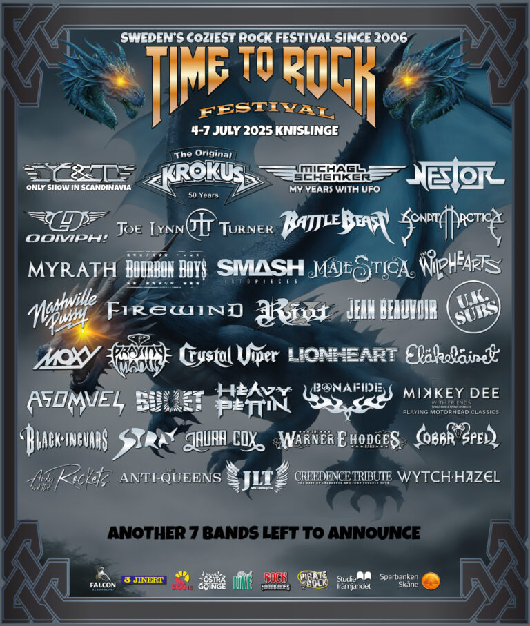 Three more acts confirmed for Time To Rock festival - Chaoszine