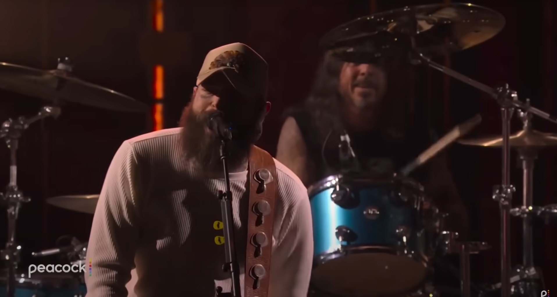 Pro-shot footage of Post Malone performing Nirvana's "Smells Like Teen ...