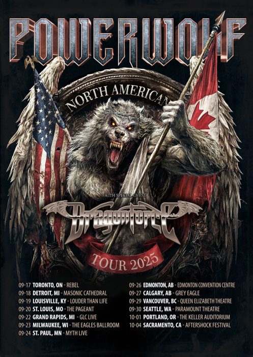 Powerwolf announce 2025 North American tour, featuring support from ...