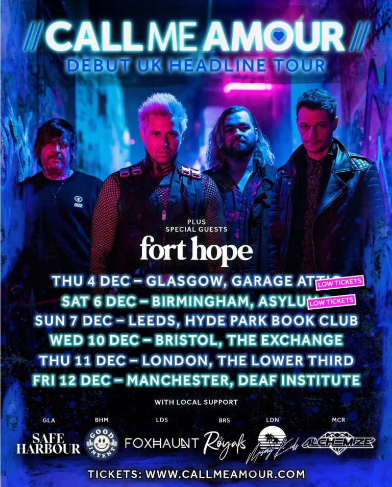 Call Me Amour announce supports for debut headline UK tour - Chaoszine