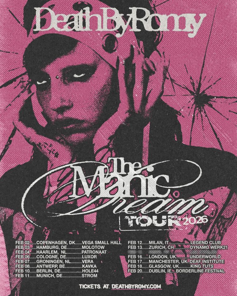 DeathbyRomy reveals The Manic Dream tour 2026 - Chaoszine