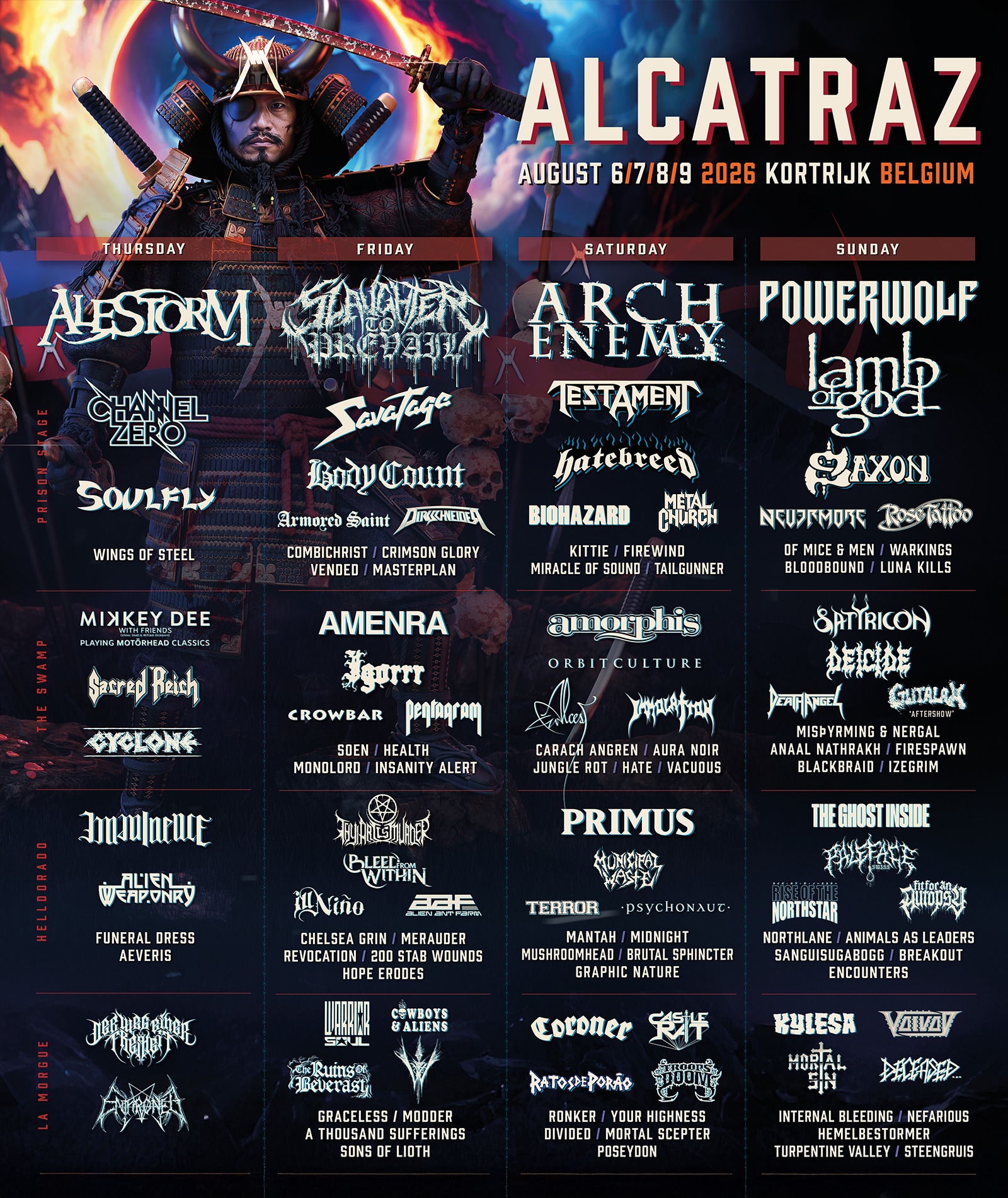 Alcatraz drops 32 new acts… and 100 extra camper spots! - Chaoszine