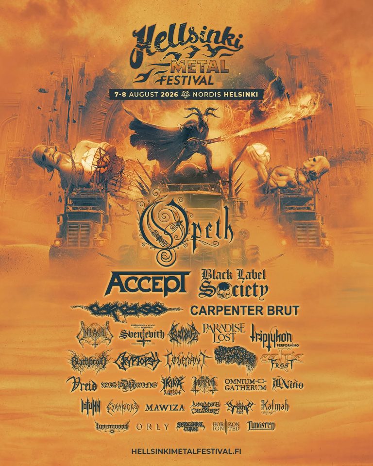 The remaining cornerstones of the Hellsinki Metal Festival 2026 lineup ...