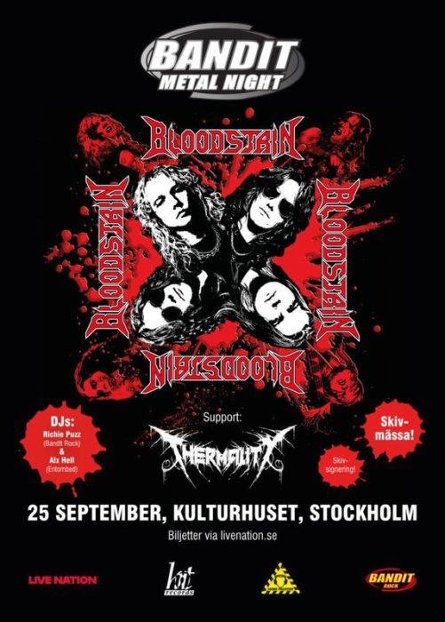BLOODSTAIN release new single "Annihilation Line", record release show ...