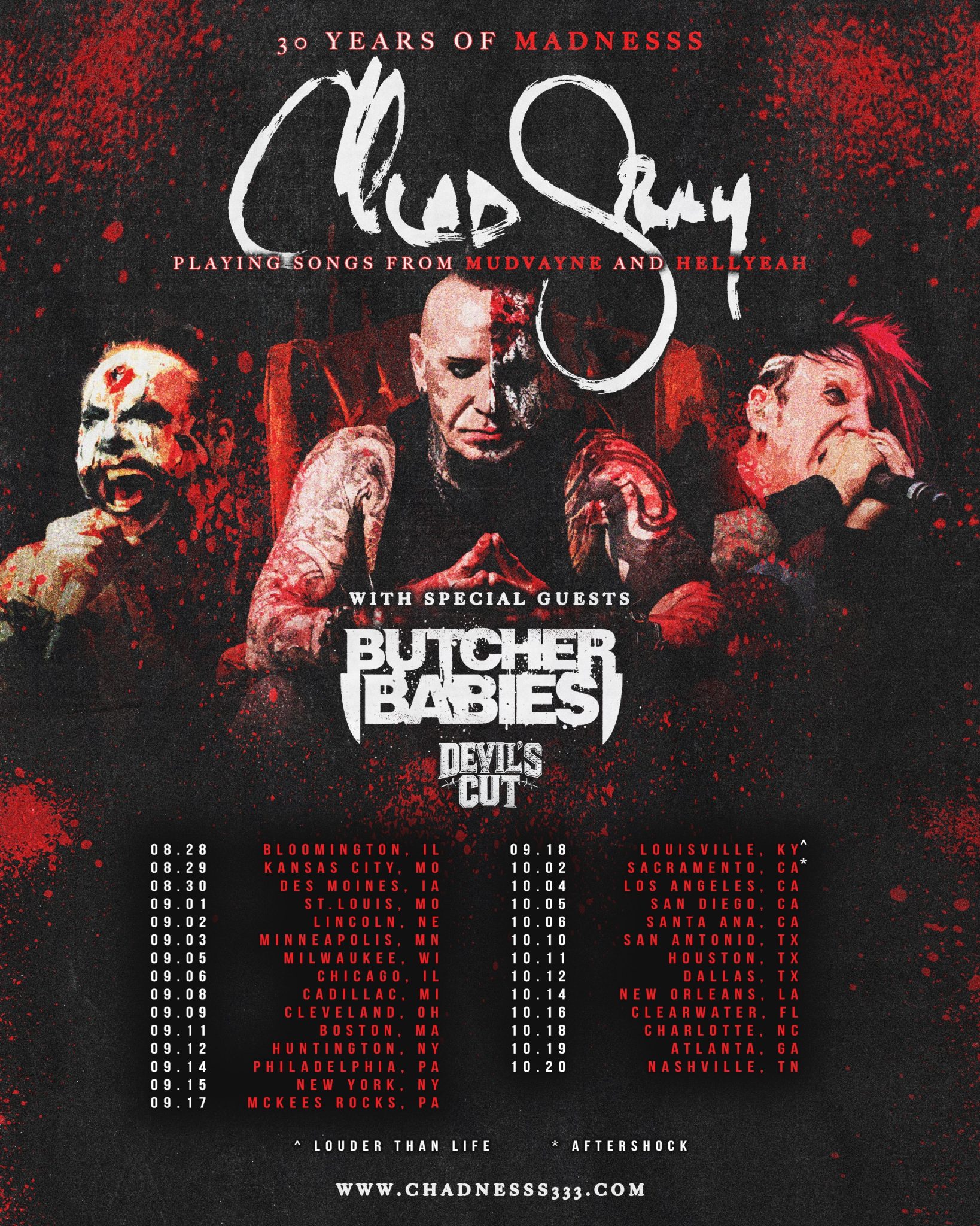 Chad Gray's 30 Years of Madness tour continues with fall 2026 dates ...